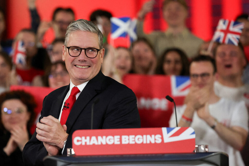 Labour sweeps to power as leader Starmer vows to bring change - Hyphen